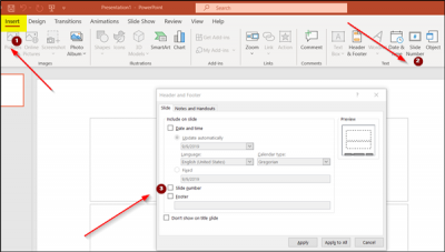 How to remove Slide number from PowerPoint slides
