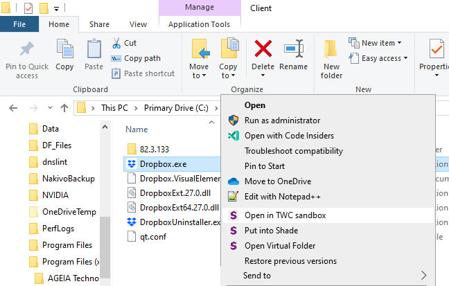 Locally virtualize applications using Shade Sandbox for Windows