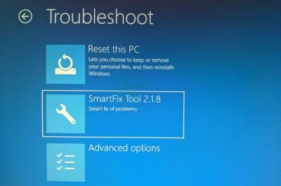 Recover Windows computer after malware attack using SmartFix