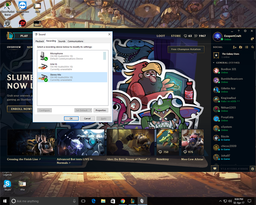 Stereo Mix not working or picking audio in Windows 11