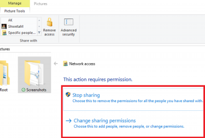 How to share Files and Folders over a Network in Windows 11