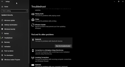 Check Bluetooth Radio Status Not fixed Bluetooth Troubleshooter