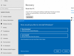 Reset or reinstall Windows 11/10 using the Cloud Reset option