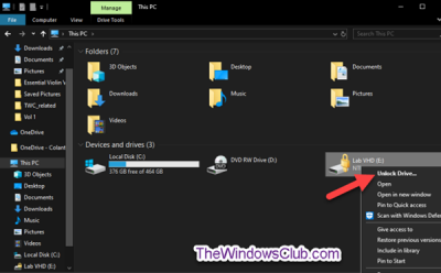Customize Context Menu of BitLocker Encrypted Drives in Windows 11
