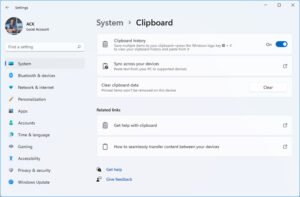 How to use New and Improved Clipboard in Windows 11