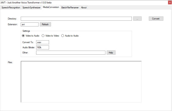 JAVT is a free Speech Recognition and Text to Speech software