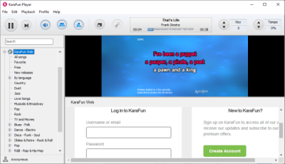 KaraFun Karaoke software free download for Windows 11/10
