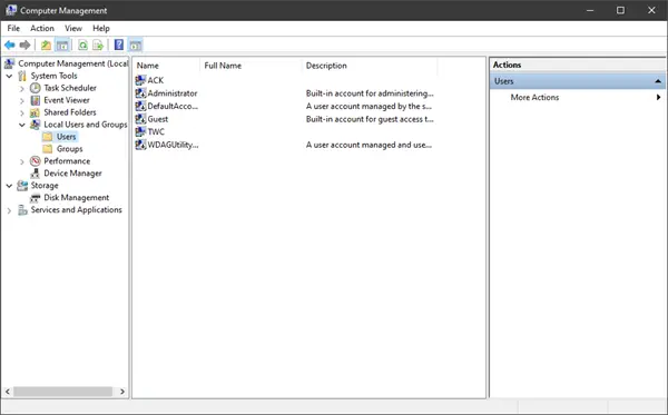 How to open Local Users and Groups on Windows 11/10 How to open Local Users and Groups on Windows 11/10