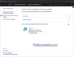 Turn off Security and Maintenance notifications in Windows 11