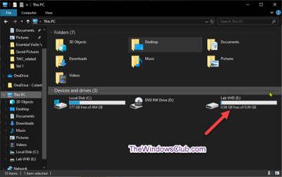 How to create and set up new VHD or VHDX File in Windows 11