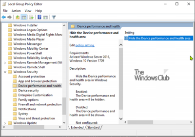 What is Device Performance & Health in Windows 11