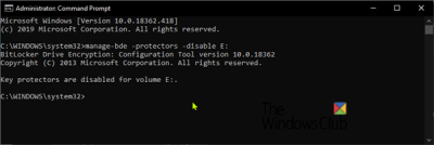 Resume or Suspend BitLocker Protection for Drives in Windows 11