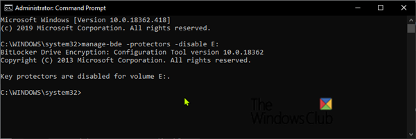 Resume or Suspend BitLocker Protection for Drives in Windows 11