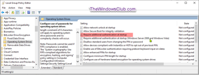 Turn On BitLocker for Windows System Drives without TPM