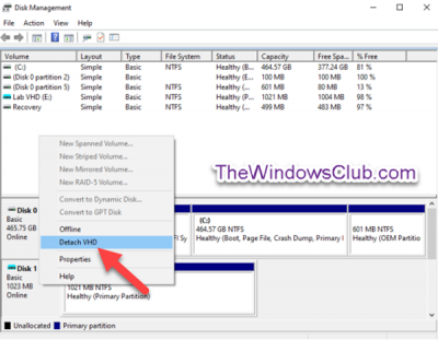 How to Mount VHD or VHDX (Virtual Hard Disk) File in Windows