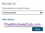 Unlock BitLocker Encrypted OS, Fixed or Removable Data Drive