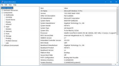 Where to find computer hardware specs in Windows 11/10