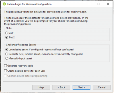Use YubiKey Secure Login for Local Account in Windows 11/10