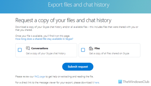 How to backup Skype files and chat history to your Windows 10 PC