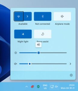How to adjust Screen Brightness on Windows 11 laptop