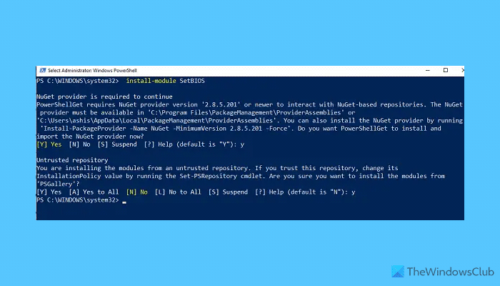 Change BIOS settings from a Local or Remote computer