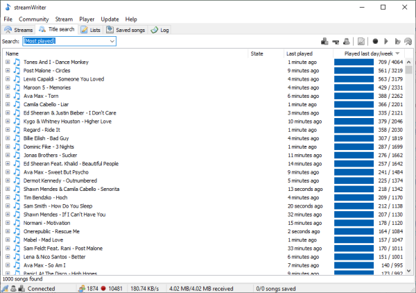 How to record Internet Radio using StreamWriter for Windows