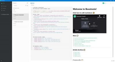 Boostnote: Free Code Editor and Note taking software for Windows