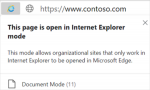How to enable Internet Explorer Mode in Microsoft Edge