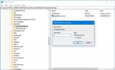 How to enable Windows Mobility Center on Desktop computer