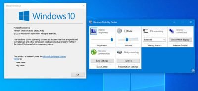 How to enable Windows Mobility Center on Desktop computer