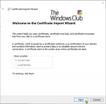 Import EFS File Encryption Certificate and Key (PFX file) in Windows