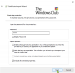 Import EFS File Encryption Certificate and Key (PFX file) in Windows
