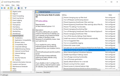 How to enable Internet Explorer Mode in Microsoft Edge