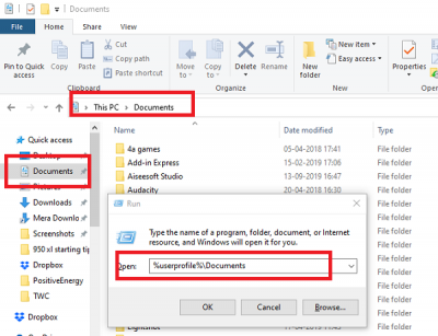 Where is My Documents folder in Windows 11