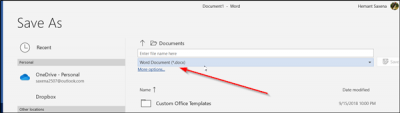 How to convert old Word document to new Word format