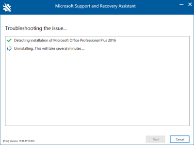 Microsoft Support and Recovery Assistant: Fix Office & other problems