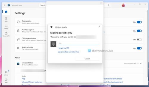 Change Purchase Sign-in Settings for the Microsoft Store and Xbox