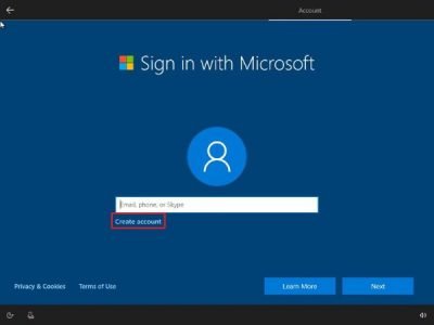 Create Local Account during or after installation of Windows Home