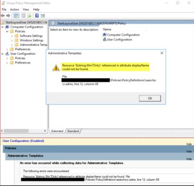 Error when you open Local Group Policy Editor in Windows 11/10