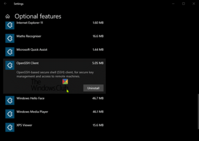Configure and use OpenSSH client and server on Windows 11/10
