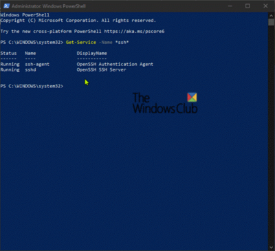 Configure and use OpenSSH client and server on Windows 11/10