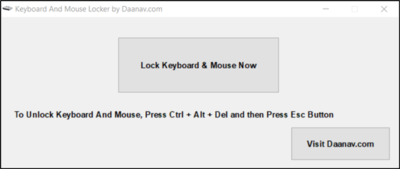 Best free Keyboard and Mouse Locker software for Windows 11/10