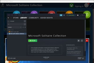 How to add Microsoft Store Game apps to Steam in Windows 11