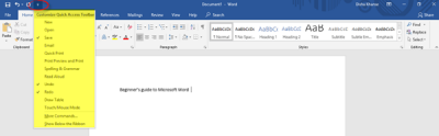 Microsoft Word tutorial for beginners; Guide on how to use it