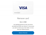 How to remove Bank Account and Credit Card from PayPal account