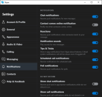 Skype notifications are not working on Windows PC