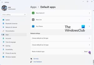Reset or undo Always use this app to open file with option in Windows