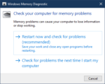 How to run Windows Memory Diagnostics Tool in Windows 11