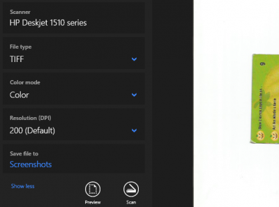 How to scan a document using Scan app in Windows 11