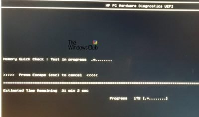 Using HP PC Hardware Diagnostics UEFI on Windows 11/10